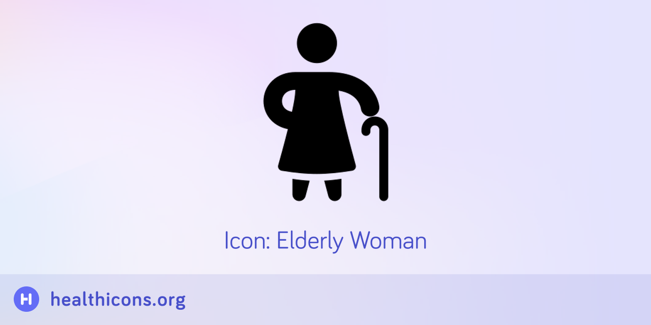 Icon: Elderly Woman